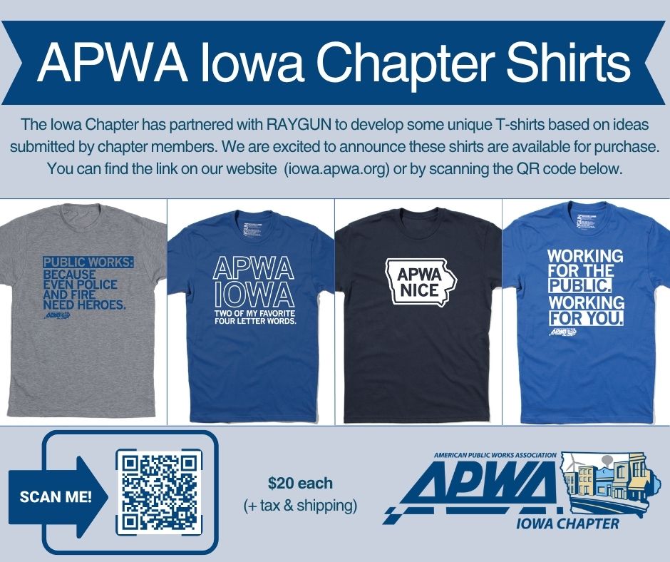 Iowa Chapter T-Shirts – APWA Iowa Chapter